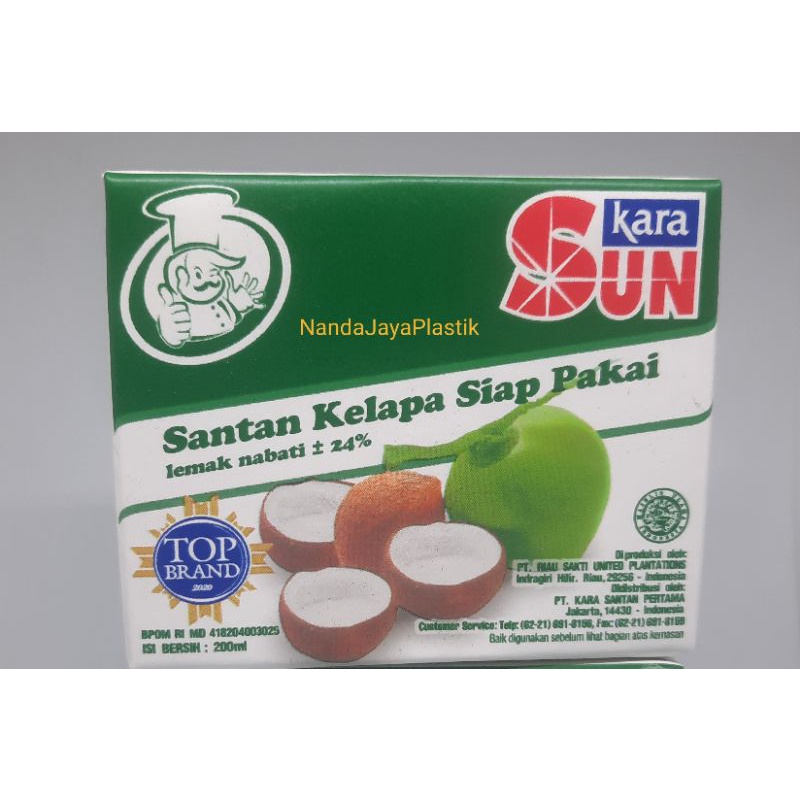 Sun Kara COCONUT MILK 200 ml | Shopee Philippines
