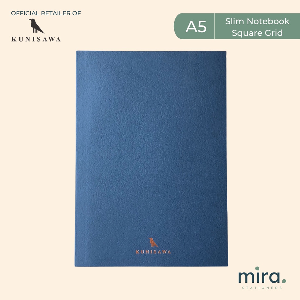 Kunisawa - A5 Find Slim Note - Square Grid Notebook | Shopee Philippines