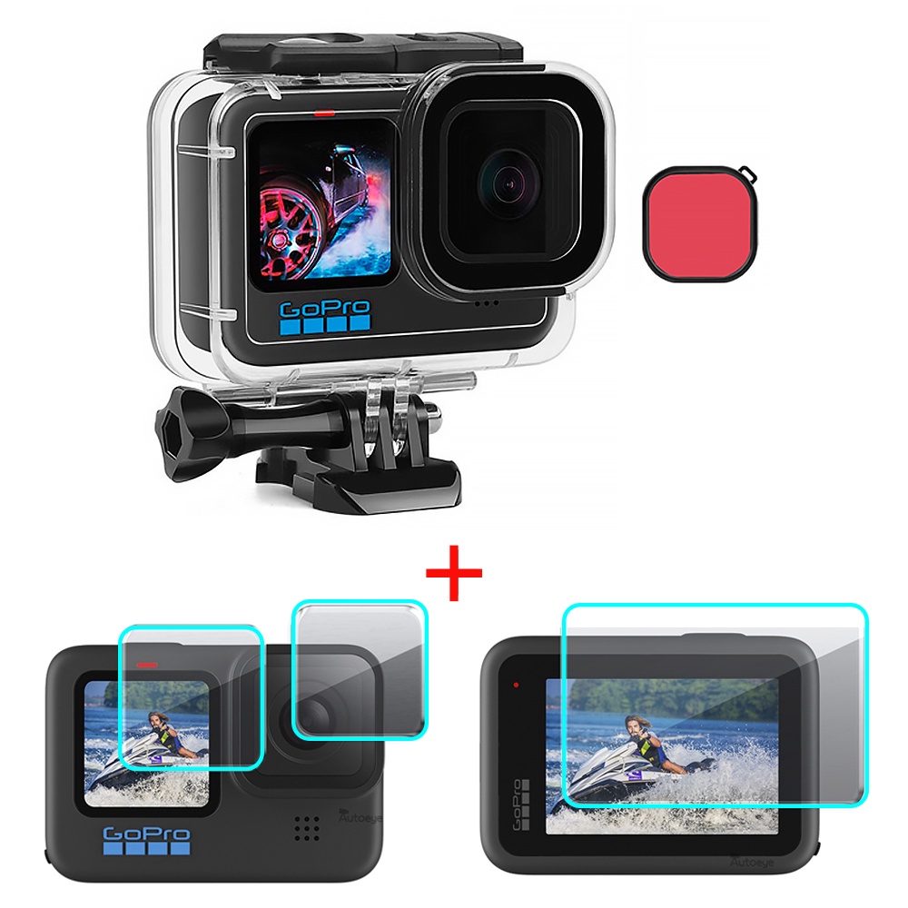 60M Waterproof Case for GoPro Hero 12 11 10 9 Black Protective Diving ...