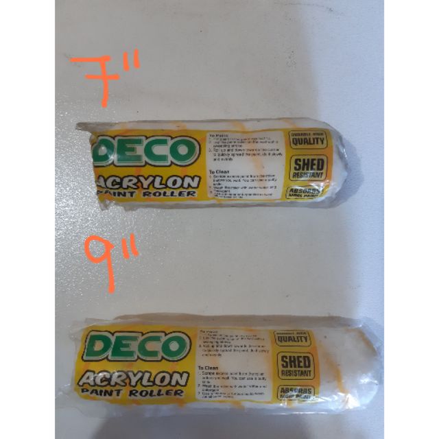 Acrylon Paint Roller Brush Refill 7" / 9" Striped Roller Refill (per pc ...