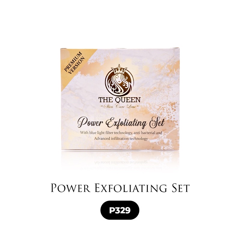 THE QUEEN SKINCARE LINE “PREMIUM” POWER EXFOLIATING SET | Shopee ...
