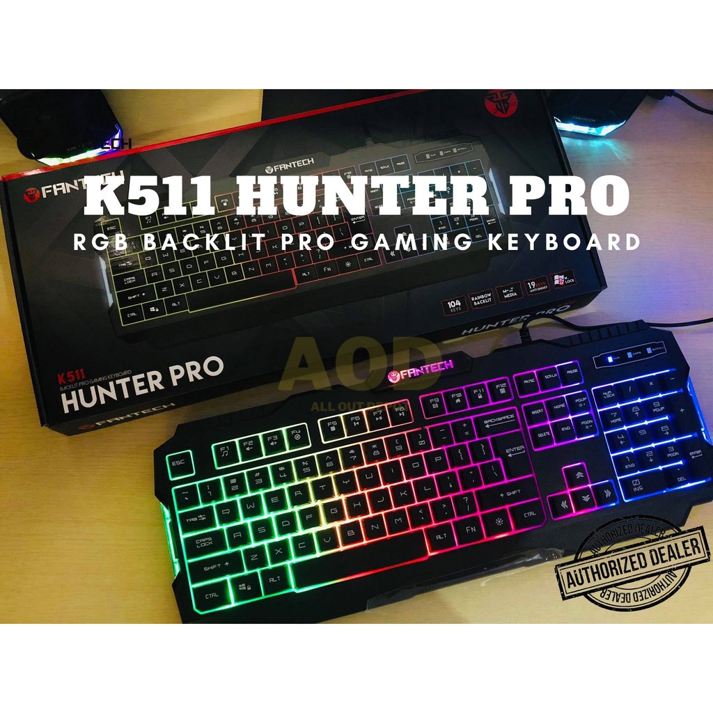 KEYBOARD FANTECH K511 HUNTER PRO RGB 19 Keys Anti-Ghosting Membrane ...