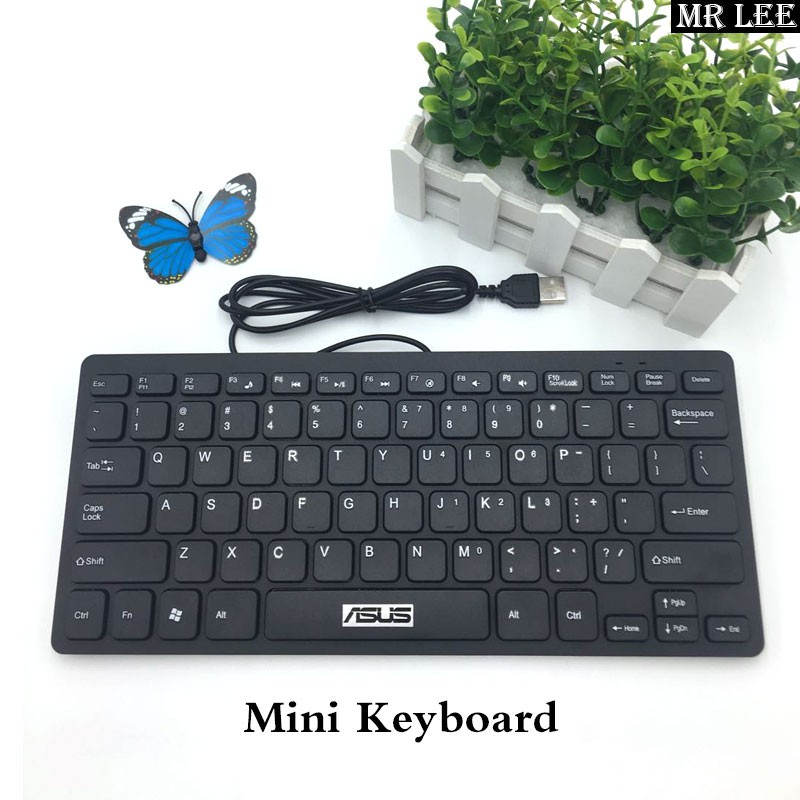 Multimedia wired USB Mini Keyboard Universal For PC/Laptop | Shopee ...