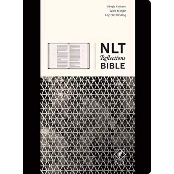 NLT Reflections Bible " Single Column, Wide Margin, Lay-Flat Binding ...