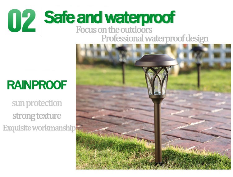NSS Solar Pathway Light Outdoor Waterproof LED Light Garden Lawn ...