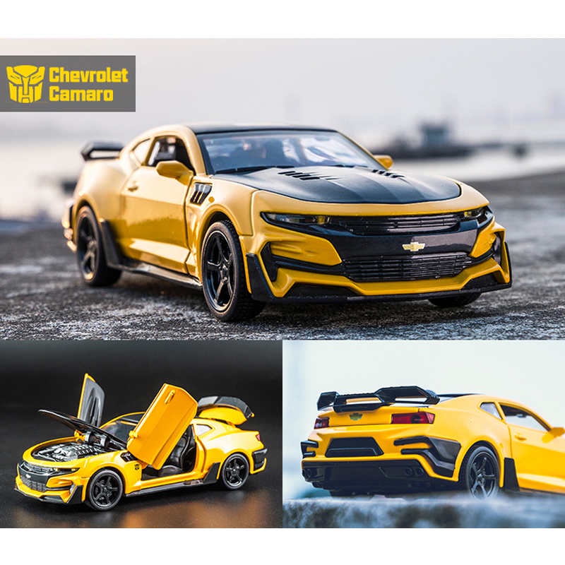 Best Gift Bumblebee Camaro1:32 Alloy Car Model for kids cars toys ...