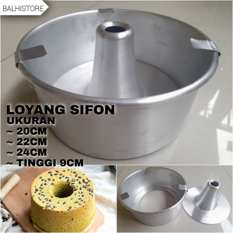 Chiffon Sponge Cake Pan / Thick Aluminum Press Round CHIFFON Sponge ...