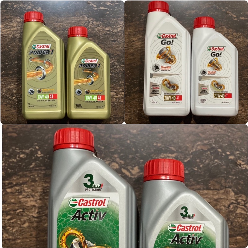 CASTROL OIL 1L / 800ml GENUINE | Shopee Philippines