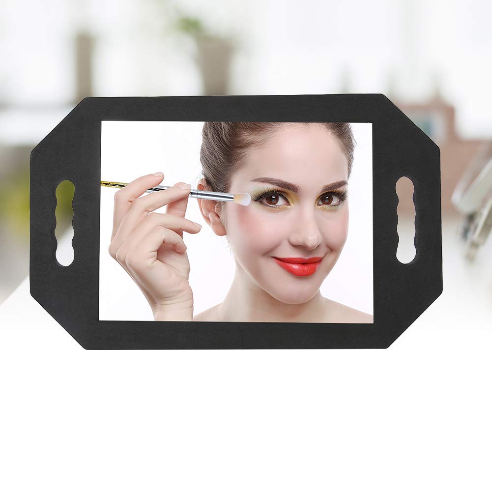 Salon Back Mirror with Foam Surroundings Black Mirror for Salon, Barber ...