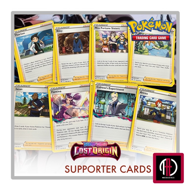 Pokemon TCG Singles - Lost Origin Supporter Cards - Colress's ...
