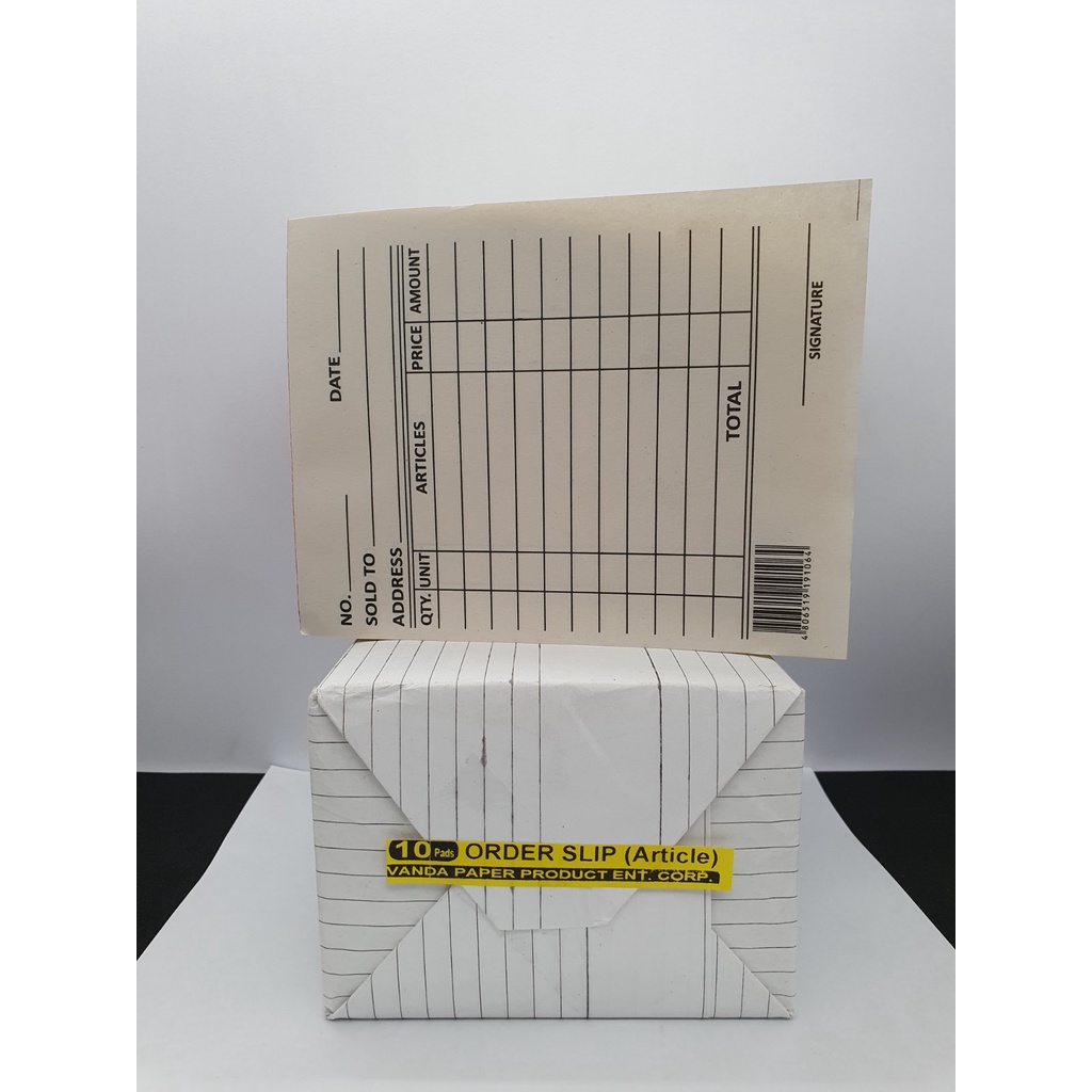 Order Slip Receipt Recibo Duplicate/Carbonless | Shopee Philippines