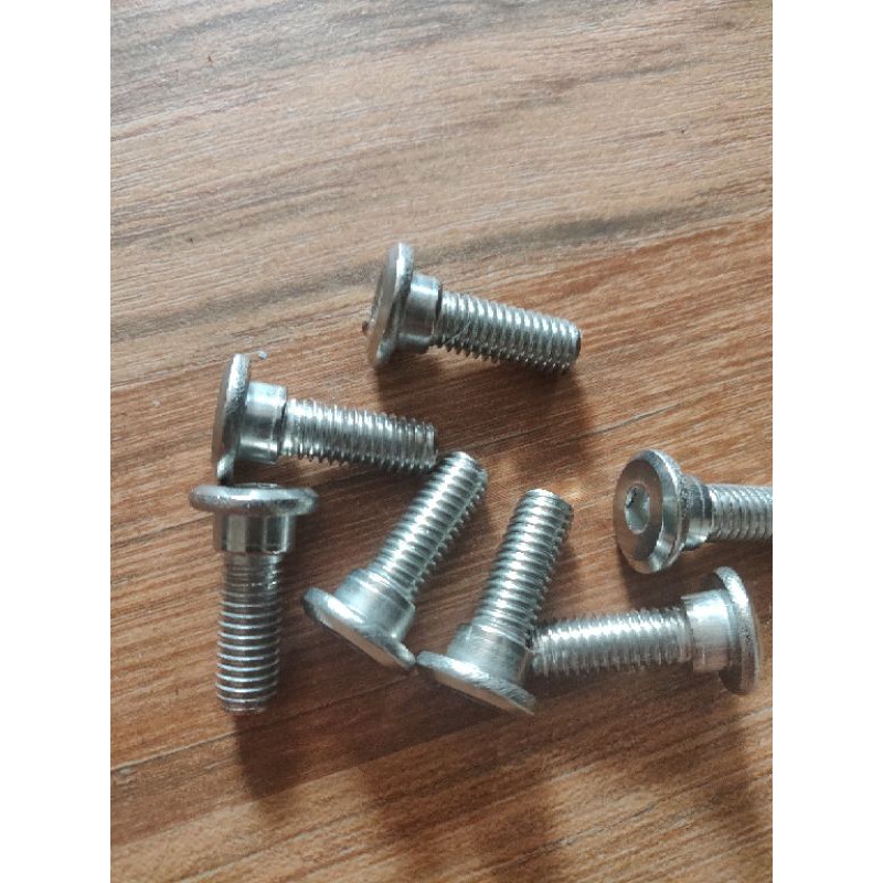 stainless disc plate bolt. sold per pc | Shopee Philippines