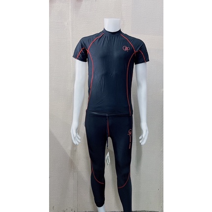 COD [#118+#501] OP Ocean power rash guard terno short sleeve with long ...