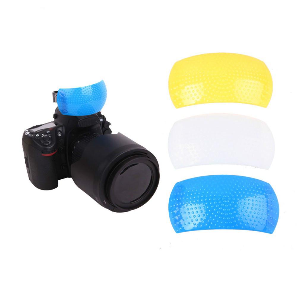 3pcs Pop Up Flash Diffuser with One Bracket for Canon 650D 600D 550D ...