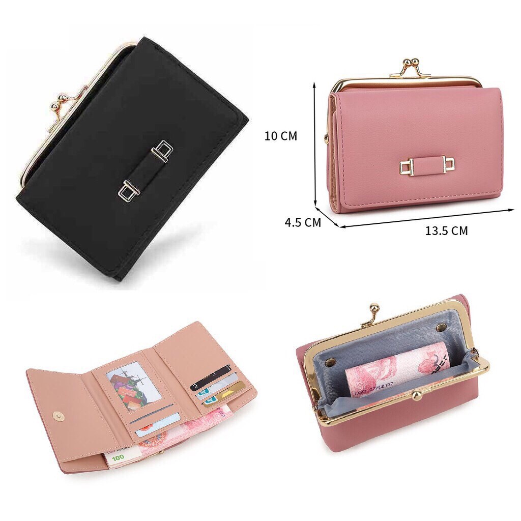 Korean Wallet 100% Hight Quality Anti-theft Jaw Korean Wallet | Shopee ...