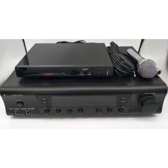 SAKURA AMPLIFIER AV325 /PLATINUM KS 5( free mic and 5m wire) | Shopee ...