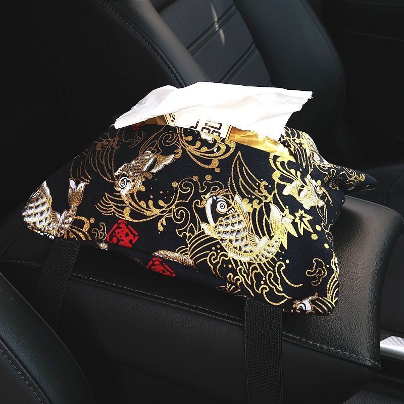 New Style Ready Stock Car Tissue Box Sea Wave Interior Face Creative ...