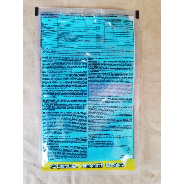 Lannate (Methomyl) Insecticide / Pests Control / 25 grams | Shopee ...
