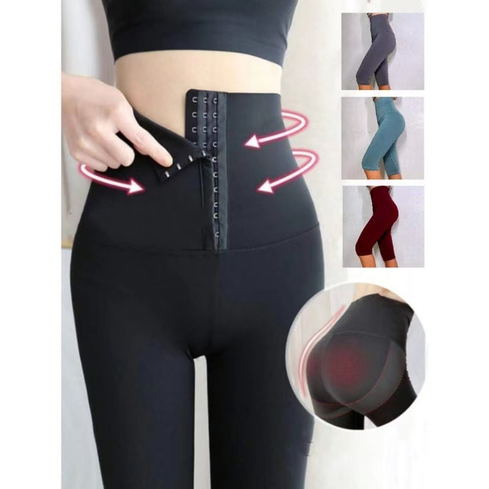 Sexy Body Slimming High Waist Sports Leggings For Womens Honey Peach ...