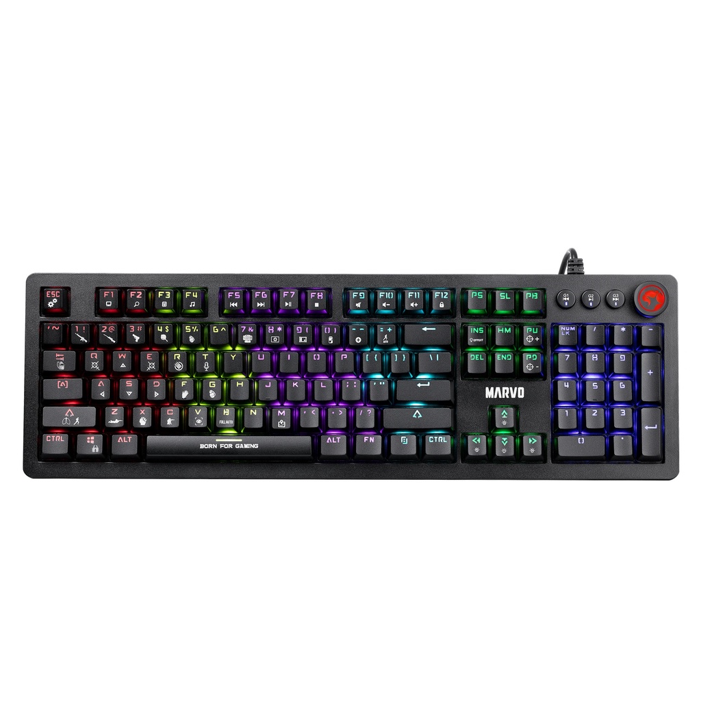 MARVO KG917 MECHANICAL GAMING KEYBOARD | Shopee Philippines