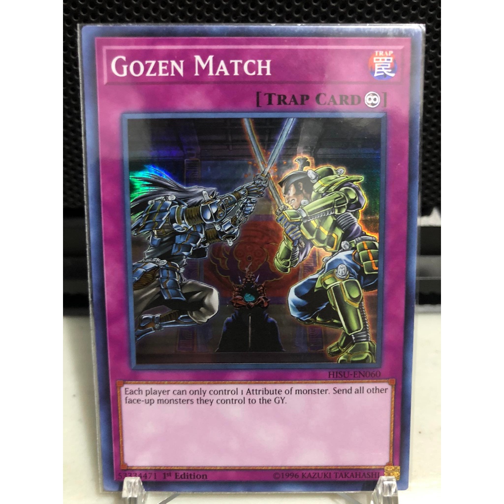 Gozen Match - HISU-EN060 - Super Rare 1st Edition Yu-Gi-Oh! | Shopee ...