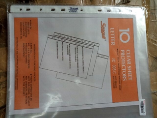 Seagull Clearsheet Protector refill by 10's/pack A4 & Short FOR BINDERS ...