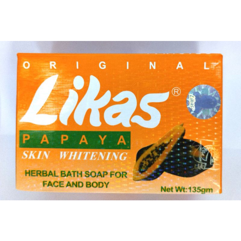 Original Likas Papaya Skin Whitening Herbal Soap 135g | Shopee Philippines