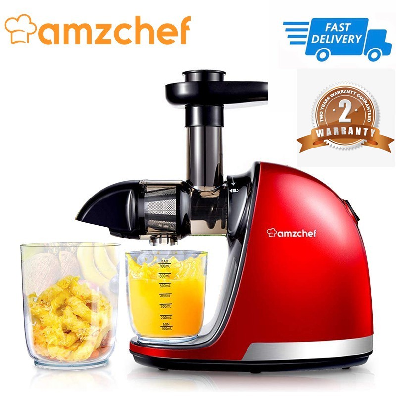 Slow Juicer,AMZCHEF Slow Masticating Juicer Extractor Professional ...