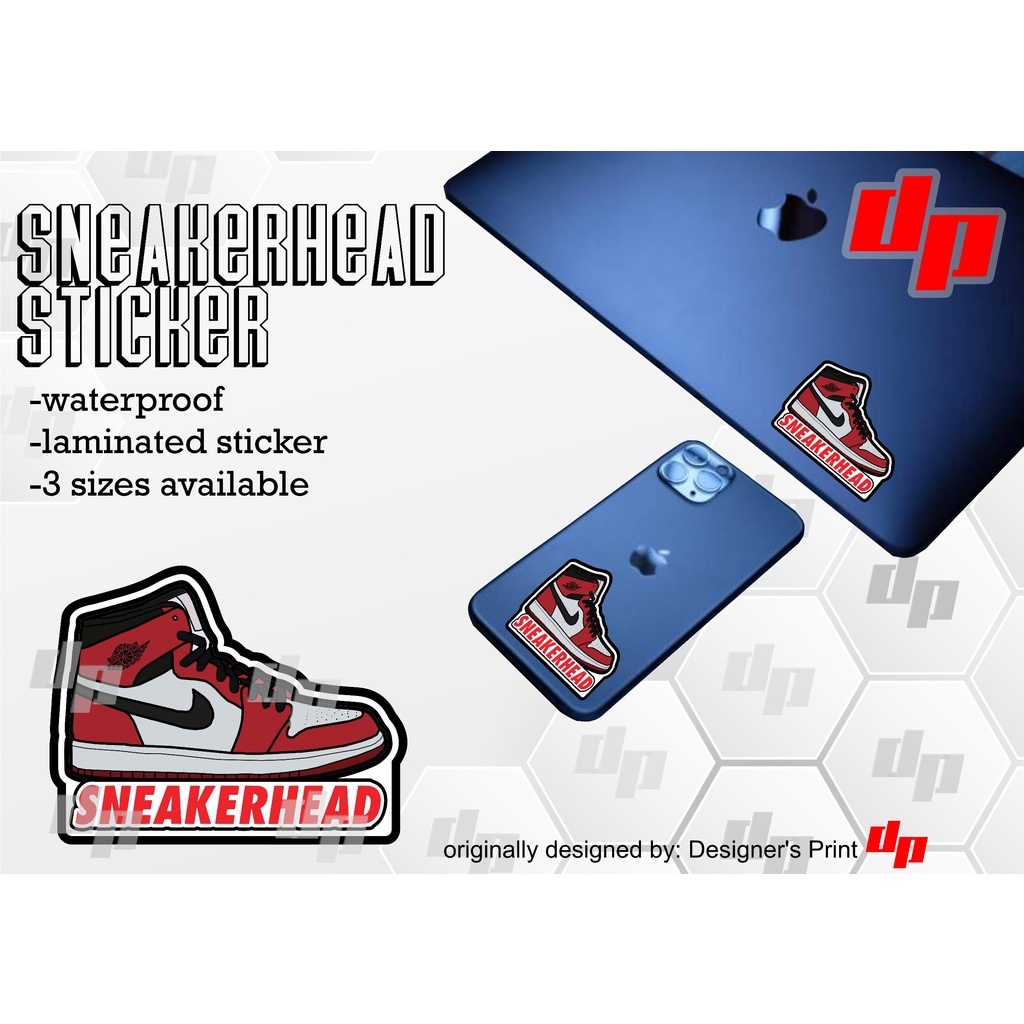Air Jordan 1 | Sneakerhead Sticker , Laminated Sticker, Waterproof ...