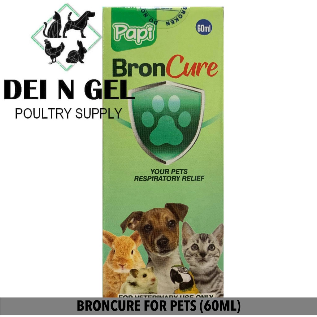 PAPI BRONCURE for Dog, Cat, Birds, Rabbit (60ML) | Shopee Philippines