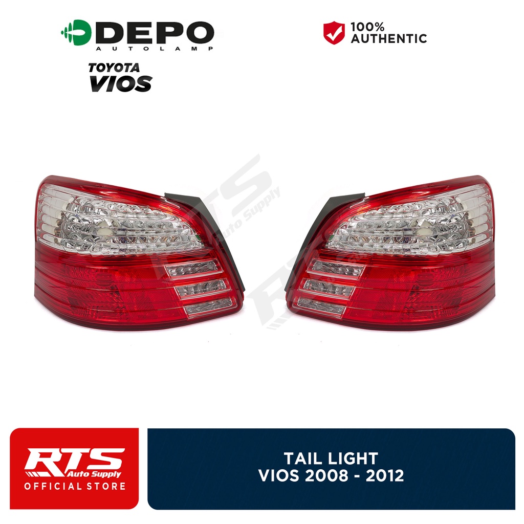 Depo Tail Light / Brake Light Toyota Vios 2007 - 2012 Batman Gen 2 Vios ...
