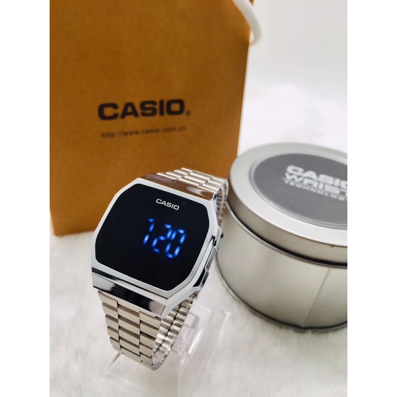 Casio touch watch japan Men and women complete package fashion | Shopee ...