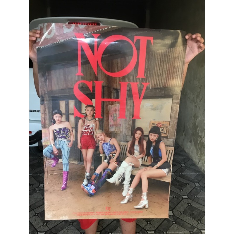 Official Poster Itzy Album Not Shy | Shopee Philippines