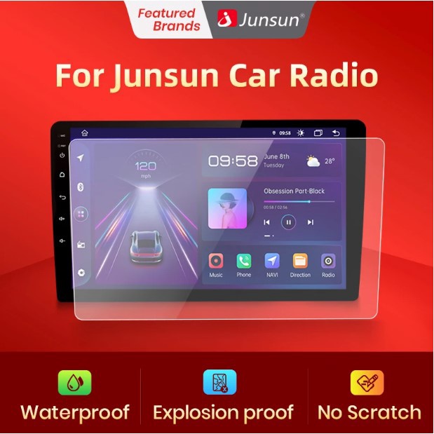 9 10.1 inch Car Android Player Tempered Glass Screen Protector film 9 ...