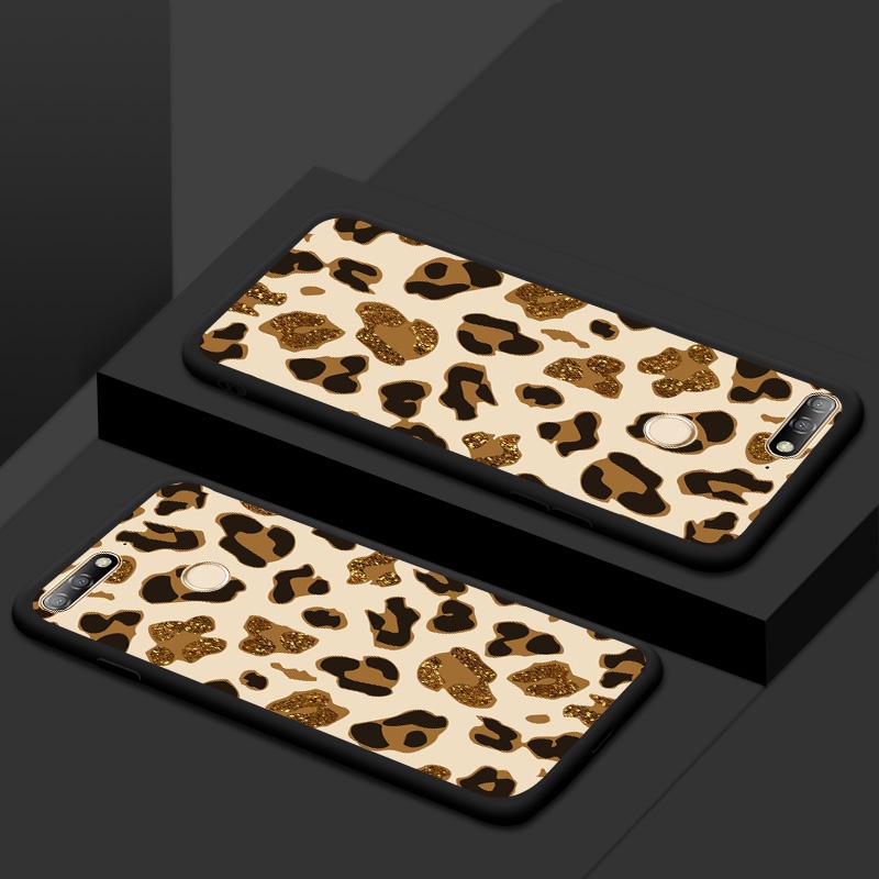 Casing Huawei Honor 7A Honor 7S Honor 7C Ins Leopard Print Matte Black ...