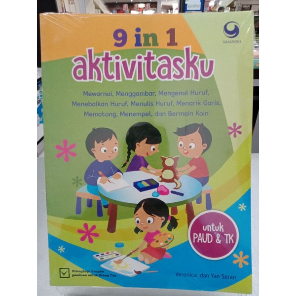 Children's Activity Book: 9 in 1 My Activity For paud & TK | Shopee ...