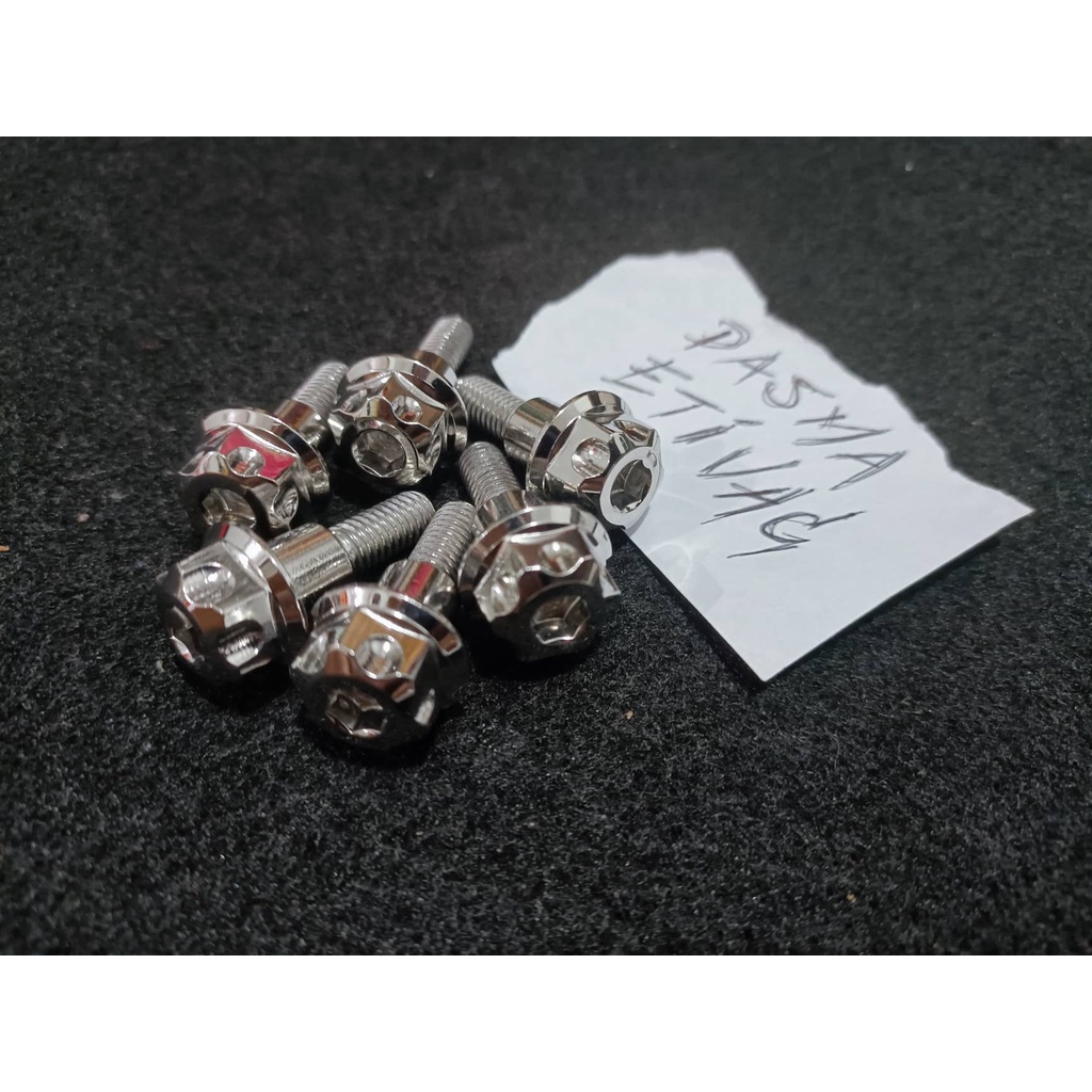 CNC CVT BOLT GEAR TYPE NMAX AEROX (SOLD AS SET 6 PCS.) | Shopee Philippines