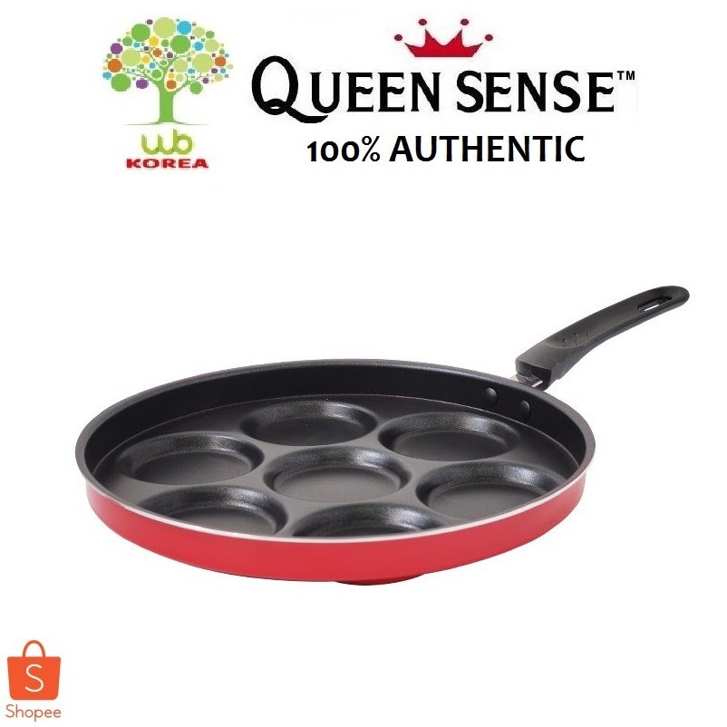 QUEEN SENSE Victoria Rolly Korean Multi Egg Non Stick Fry Pan 7 Hole ...