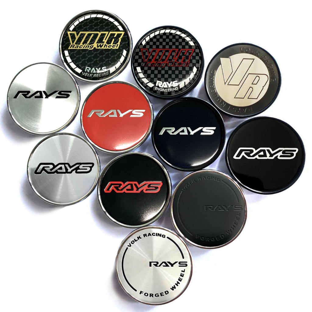 4pcs 54mm Rays Center Caps Hub Caps for Rays Wheel | Shopee Philippines