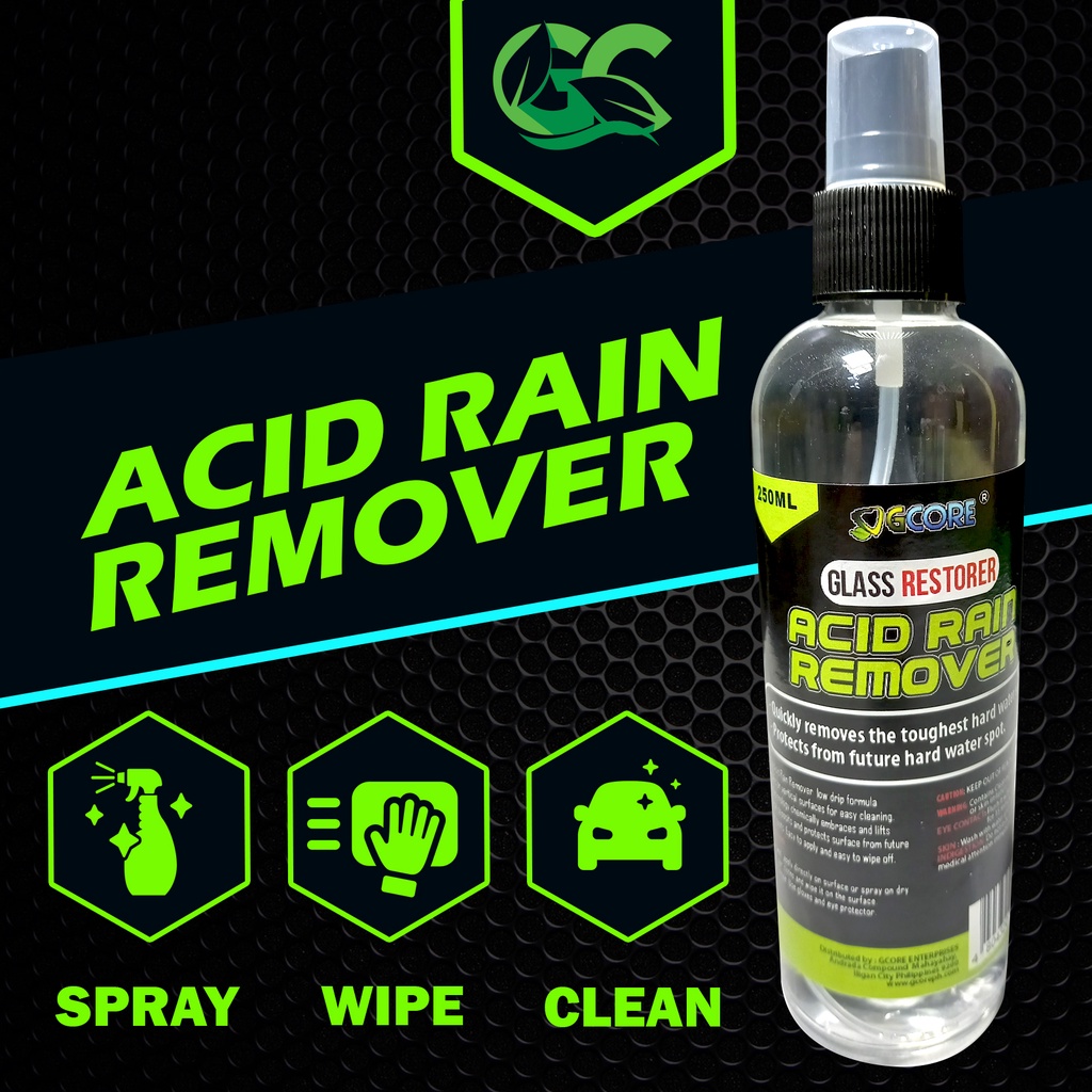 Watermark and Acid Rain Remover for car windshield and shower glass ...