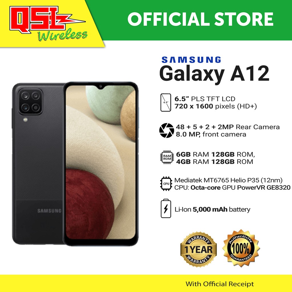 Samsung Galaxy A12 4+128GB | 6+128GB | Shopee Philippines