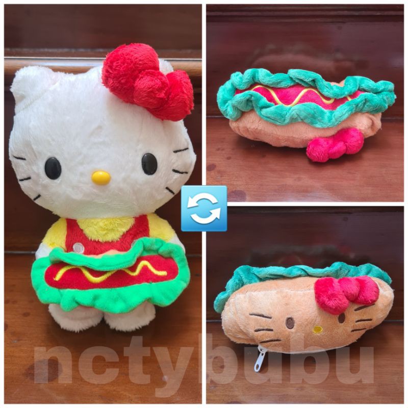 Hello Kitty Turn Inside Out Hotdog Lobster Ramen Chicken Popcorn Mascot ...