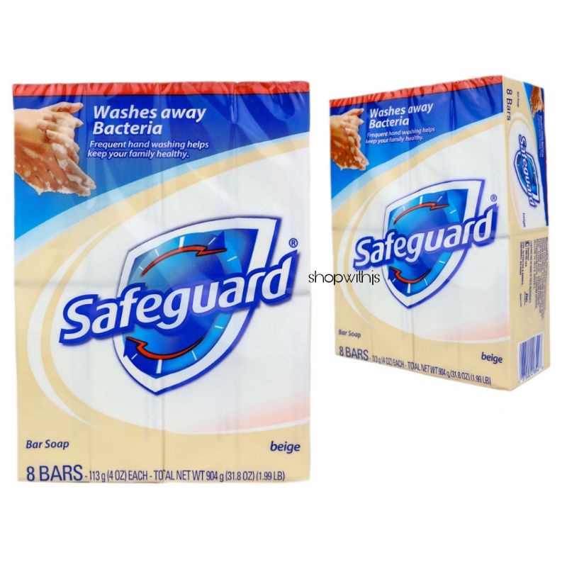 Safeguard Classic Beige 4 oz x 8 bar soap | Shopee Philippines