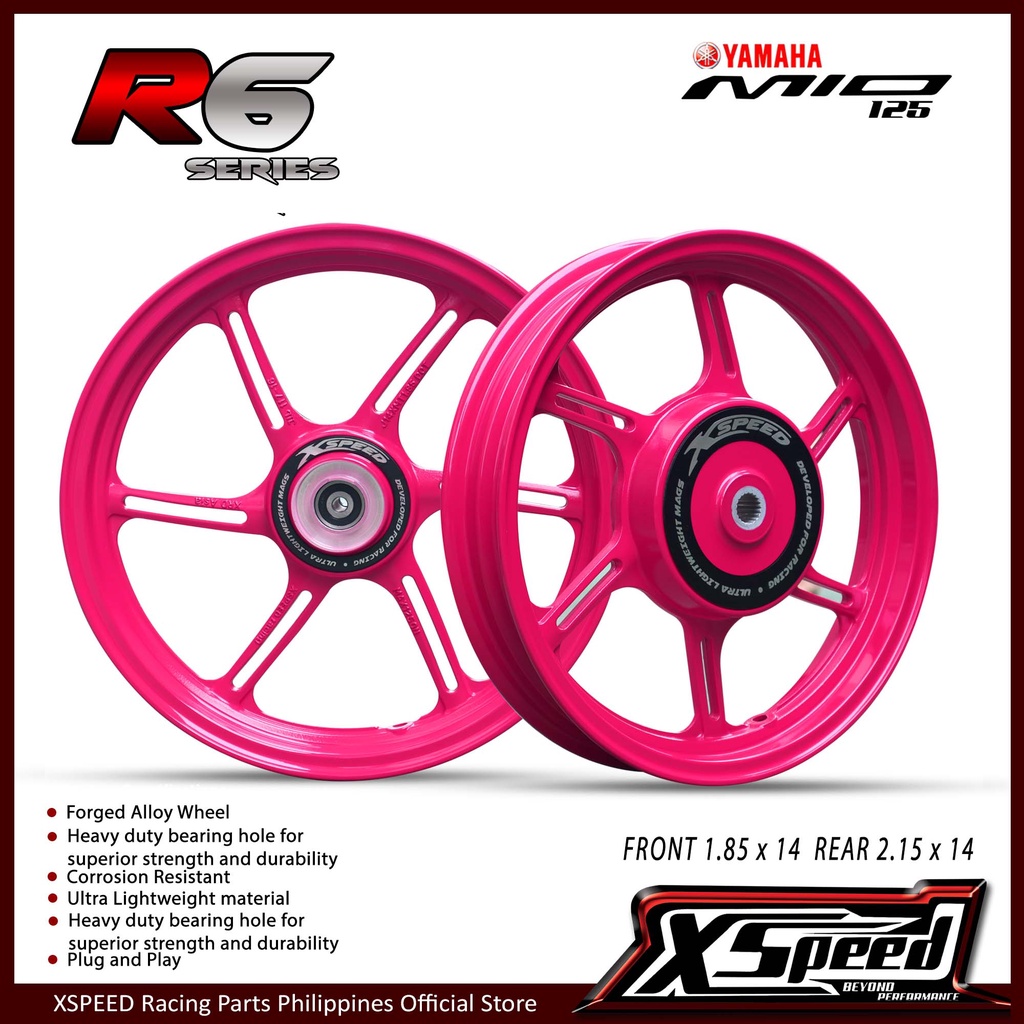 XSPEED Mags R6 for Mio 125 | MXI 125 | Soul i 125 | M3 Ultra ...