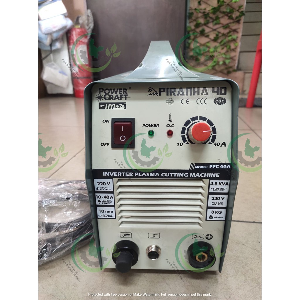 Power Craft Piranha 40 Inverter Plasma Cutting Machine *Vaispowertools ...