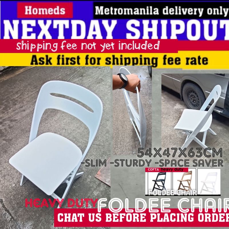 cofta foldee slim folding chair | Shopee Philippines