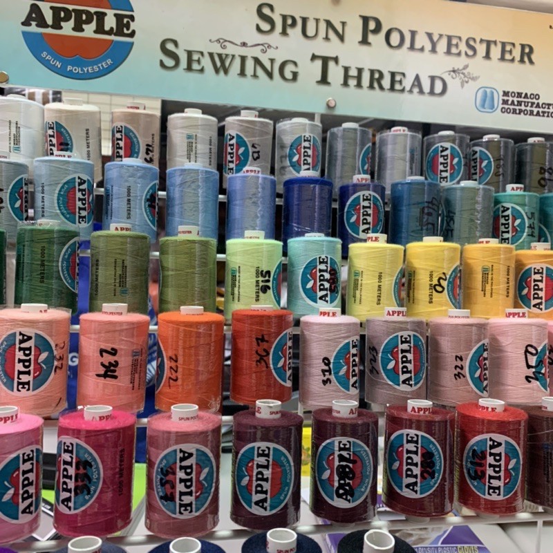 1000M Sewing Thread (Per Spool) Whites Yellows Browns Pinks | Shopee ...