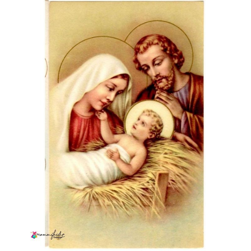 Scripture (A4 SIZE LAMINATED) The Holy Family Poster Wall Home Decor A4 ...