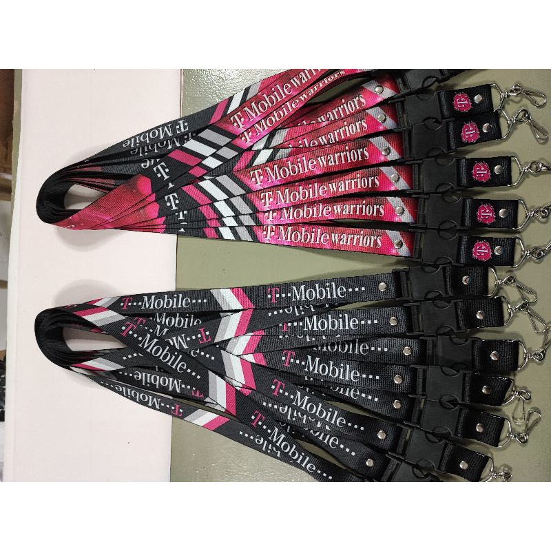Tmobile Black Lanyard T mobile T-mobile ID Lace Lanyard ID Sling ID ...