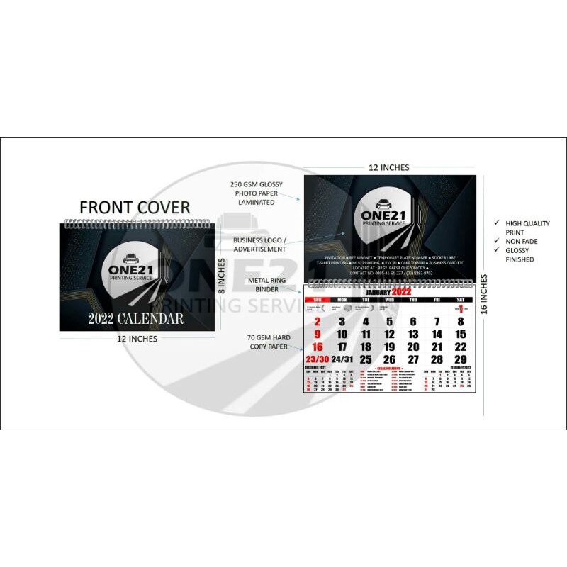 CUSTOMIZED CALENDAR | Shopee Philippines